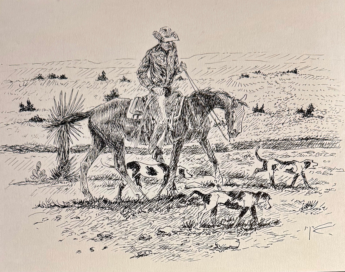 Times Were Changing – Texas Cowboy Art by Mike Capron